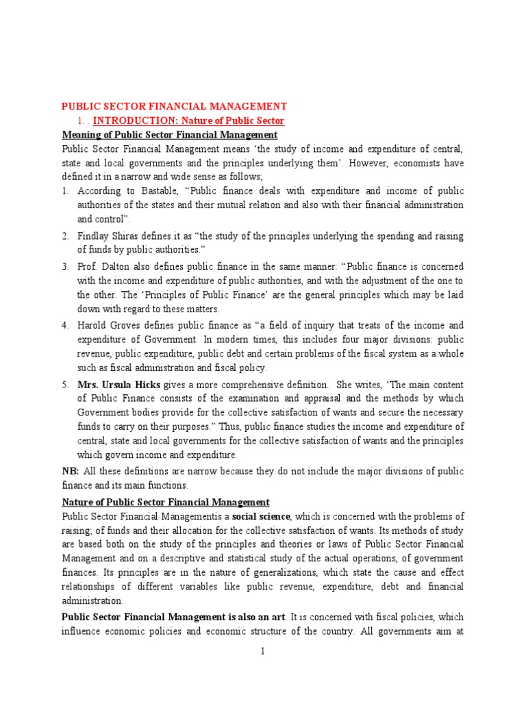.Public Finance Notes - 1683175688000 | PDF | Externality | Public Finance