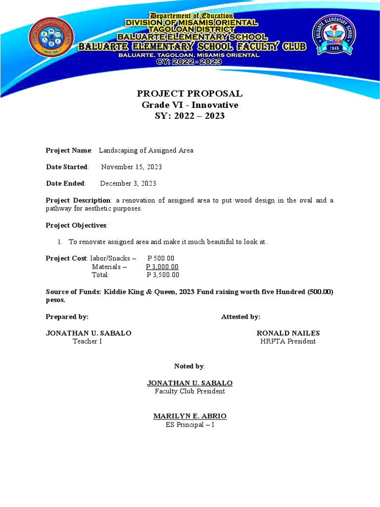 PROJECT-PROPOSAL Template | PDF