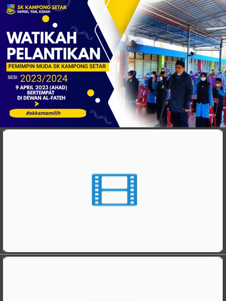 BACKDROP WATIKAH PELANTIKAN PEMIMPIN MUDA 2023-2024.pptx | PDF
