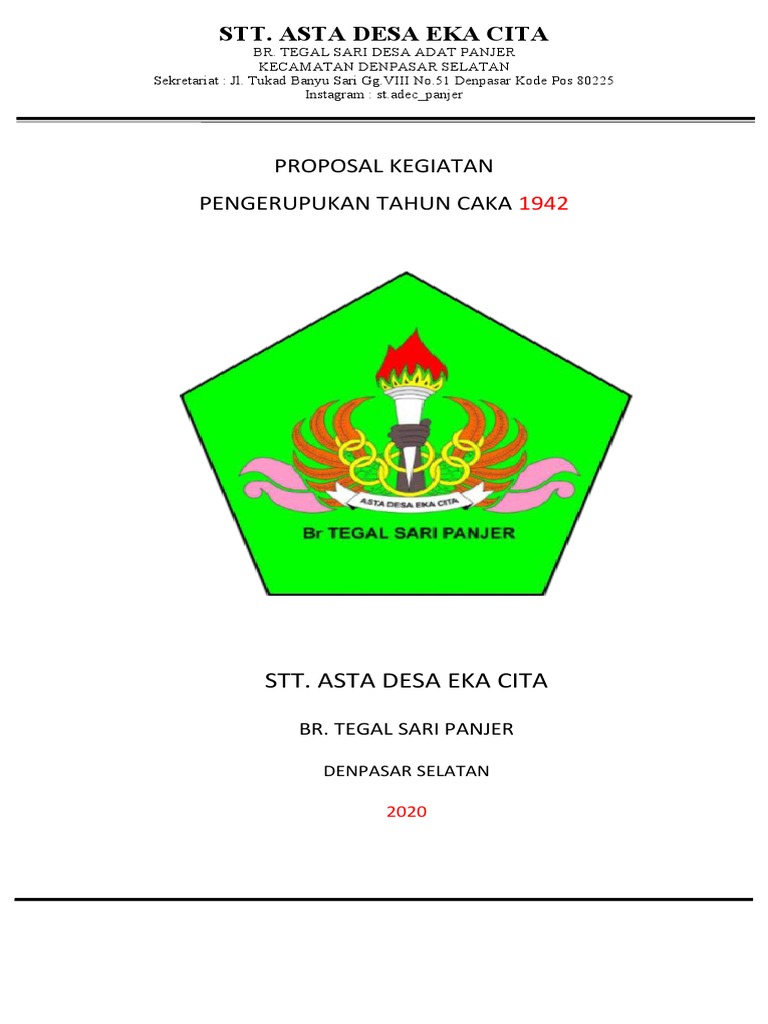 Proposal Ogoh Ogoh 2020 Pdf