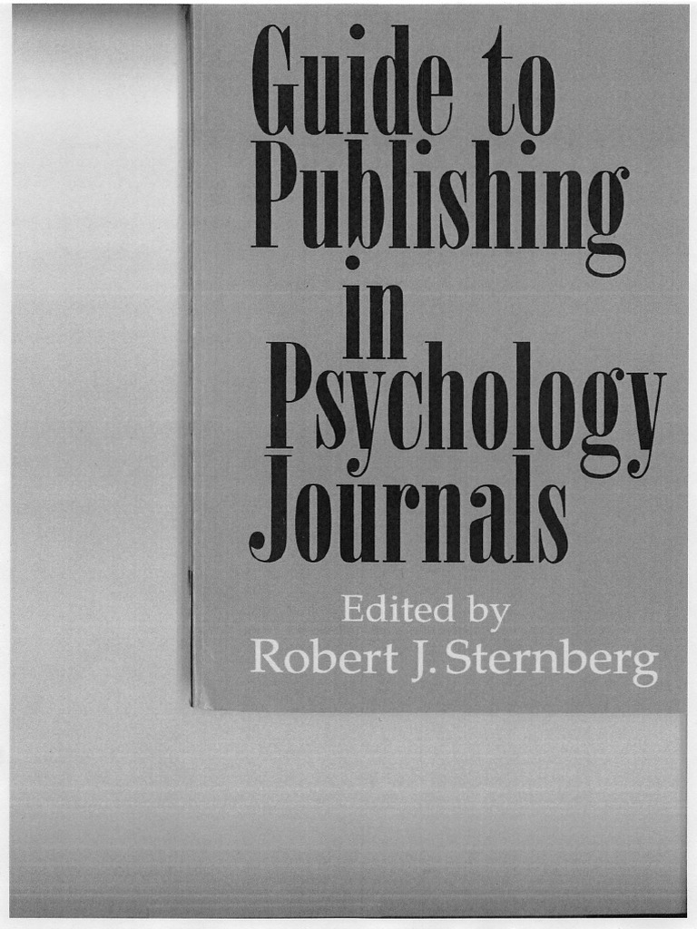 Guide To Publishing Scientific Papers | PDF