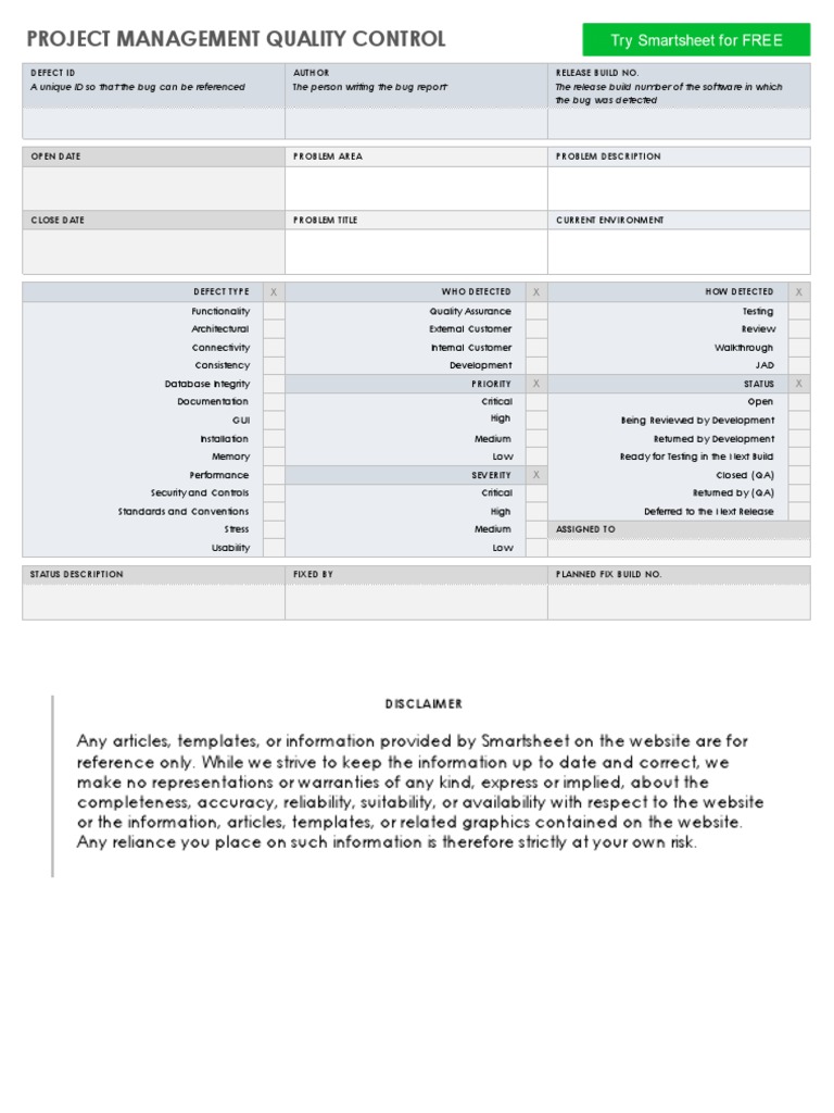 Project Management Quality Control | PDF | Quality Assurance | Software ...