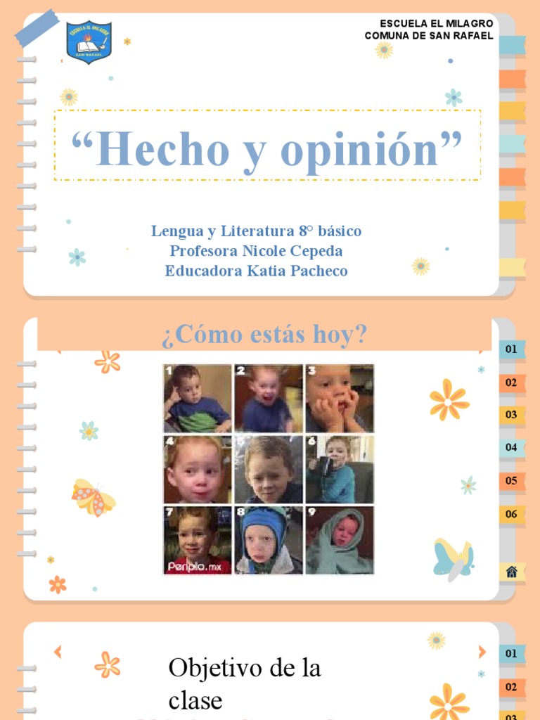 Hecho y Opinion | PDF | Lingüística | Cognición