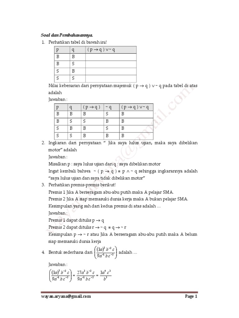 Adoc - Pub - Soal Dan Pembahasannya PDF | PDF