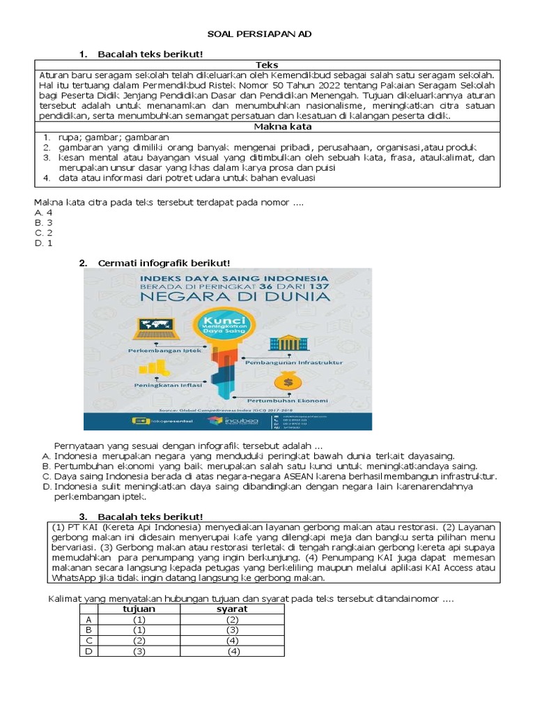 Soal TMP 2 Paket B Bag 1 | PDF