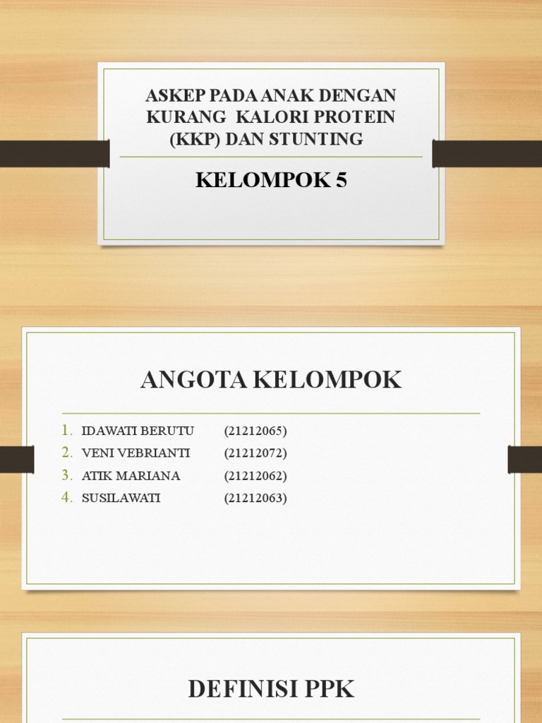 Askep Pada Anak Dengan Kurang Kalori Protein ( | PDF