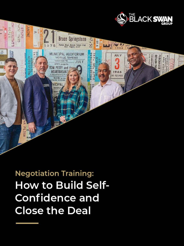 Guide To Negotiation Training How To Build Self-Confidence and Close ...