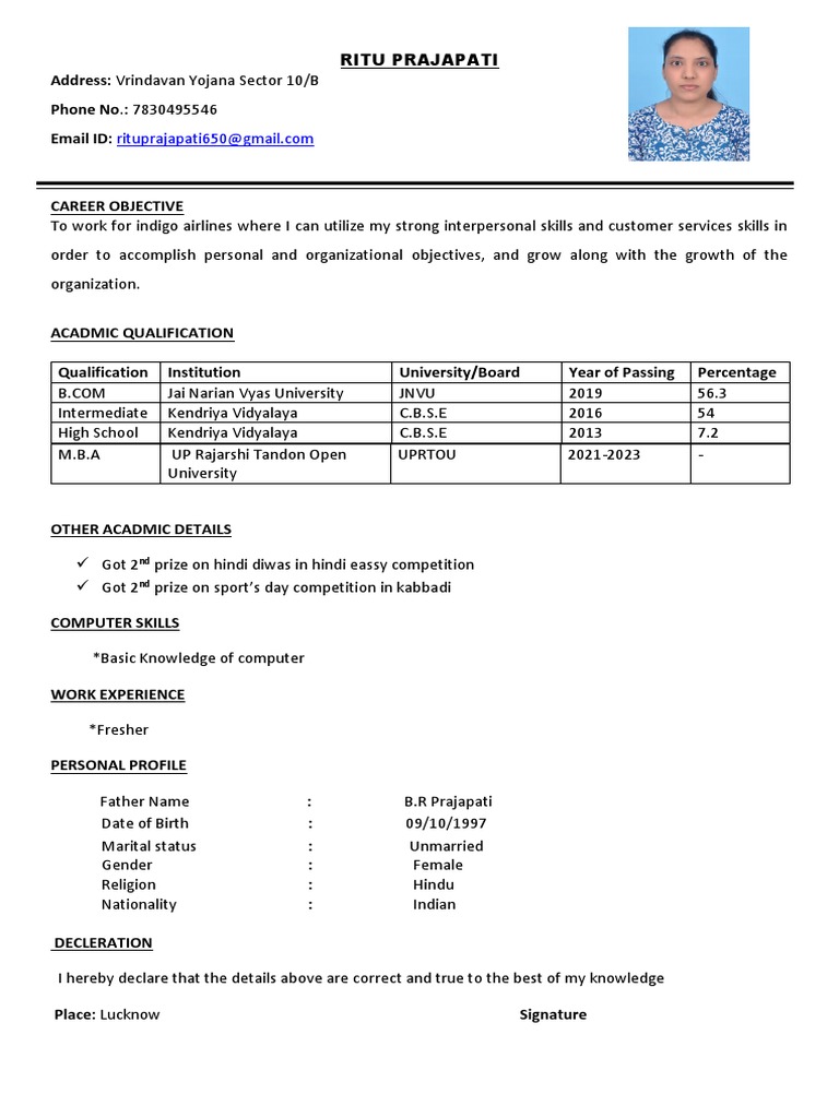 Ritu Resume | PDF