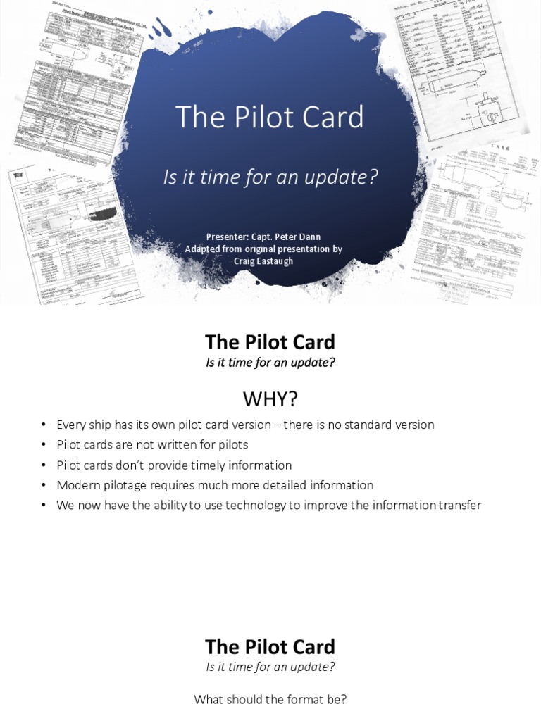 The Pilot Card - IMPA 2022 PDF | PDF