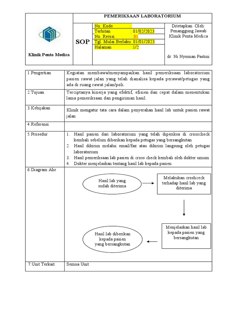Delivering Laboratory Test Results Pdf