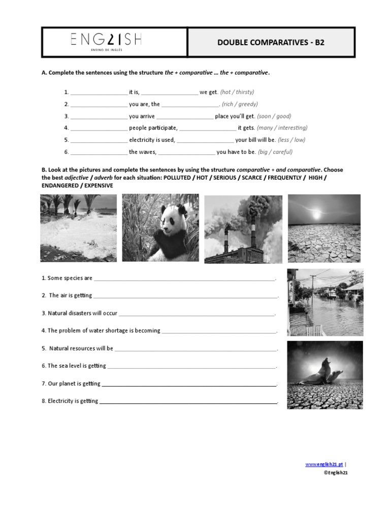Double Comparatives - B2.pdf | PDF