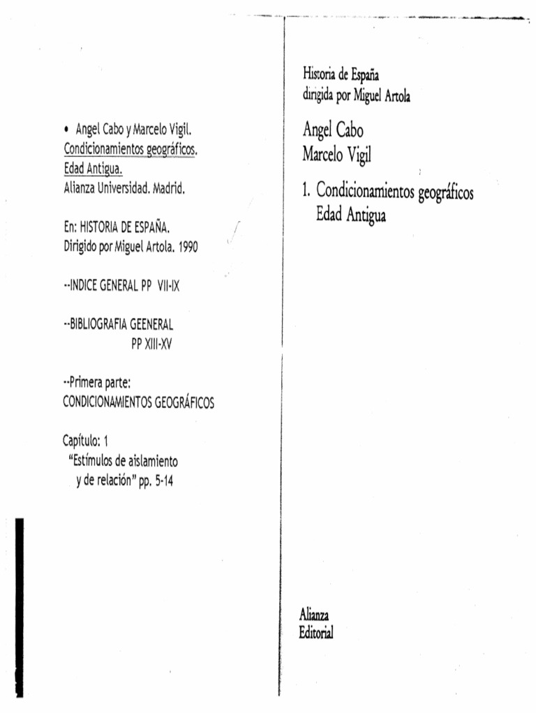 Ángel Cabo y Marcelo Vigil Condicionamientosgeográficos | PDF