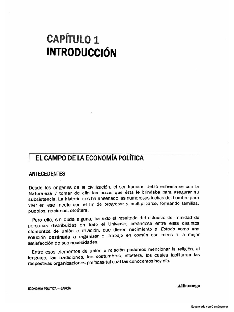 Ec Polit - Cap 1 | PDF