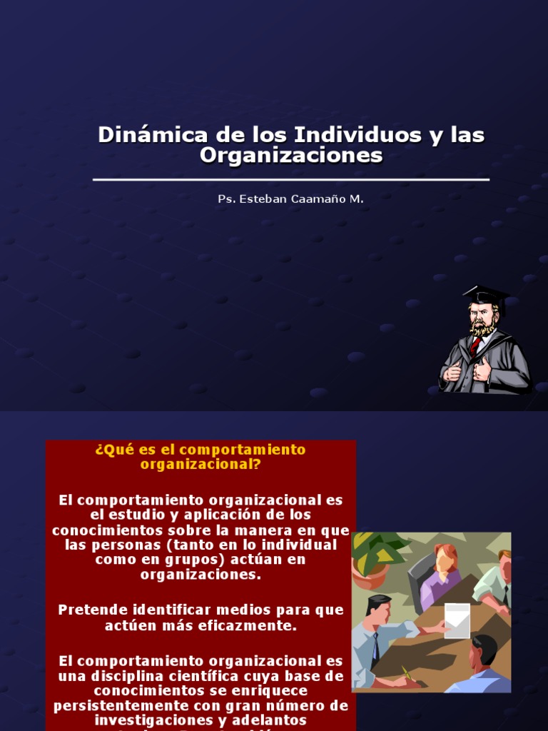 03 - Dinamica de Los Individuos y Las Organizaciones PDF | PDF | Comportamiento organizacional ...
