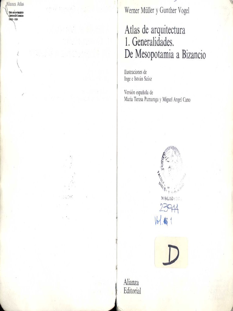 Muller Werner - Atlas de Arquitectura 1 PDF | PDF Muller Werner - Atlas de Arquitectura 1 PDF | PDF