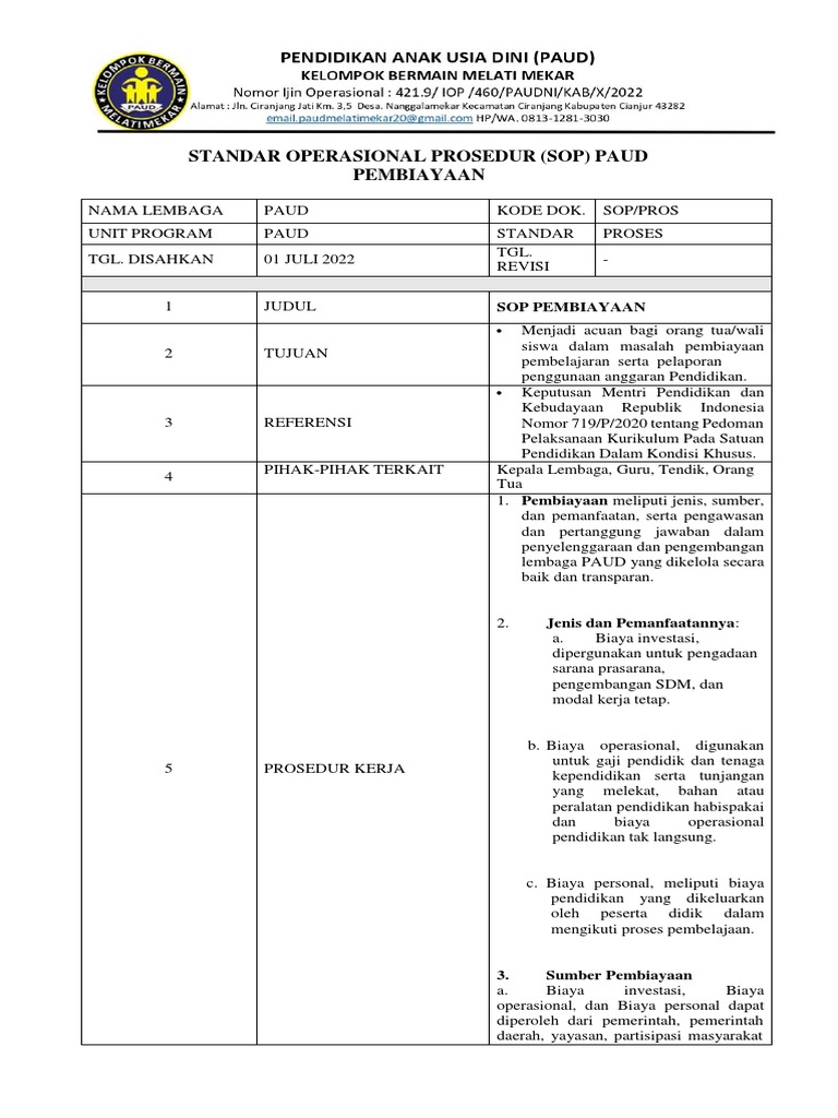 Sop Pembiayaan | PDF