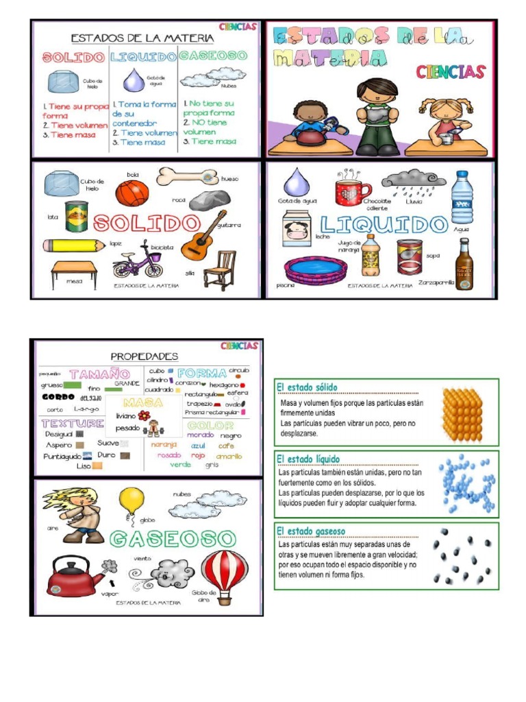 Estados de La Materia Guia Cuaderno | PDF