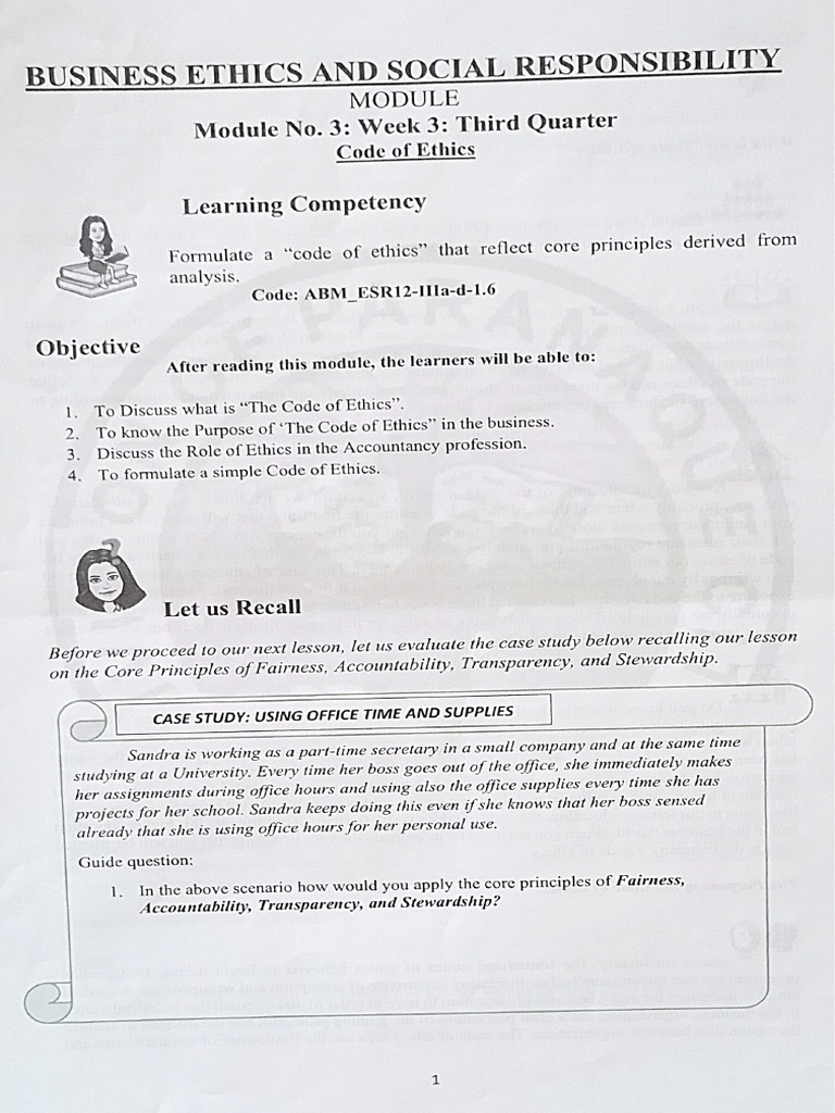 Business_Ethics_Module_3 | PDF