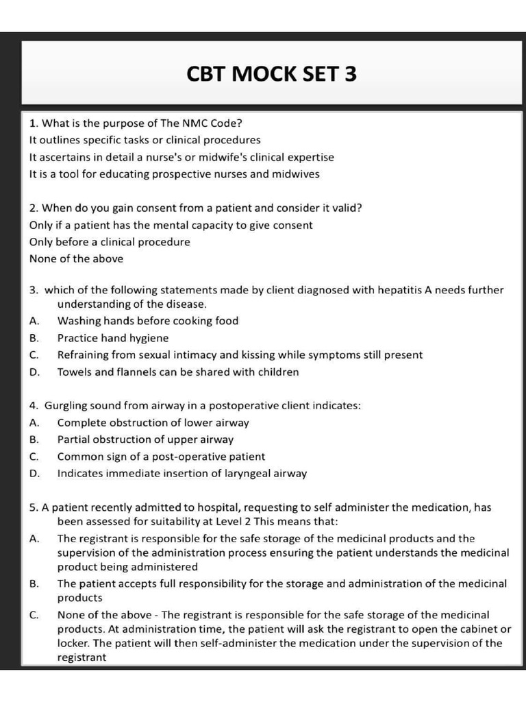 Test 3 Questions | PDF