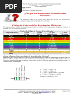 Ejercicios Codigos de Resistencia | PDF | Resistor | Color