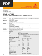 Sikagrout®-114 Sa: Product Data Sheet | PDF | Rust | Concrete