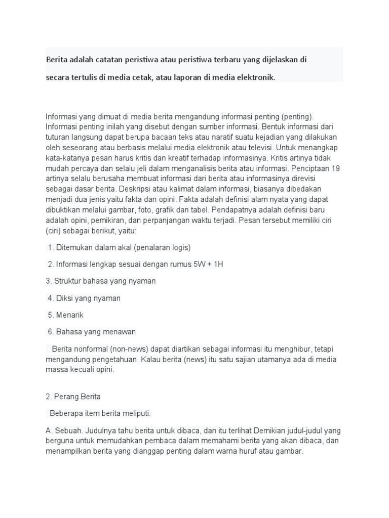 Teks Pawarta | PDF | Seni & Disiplin Bahasa