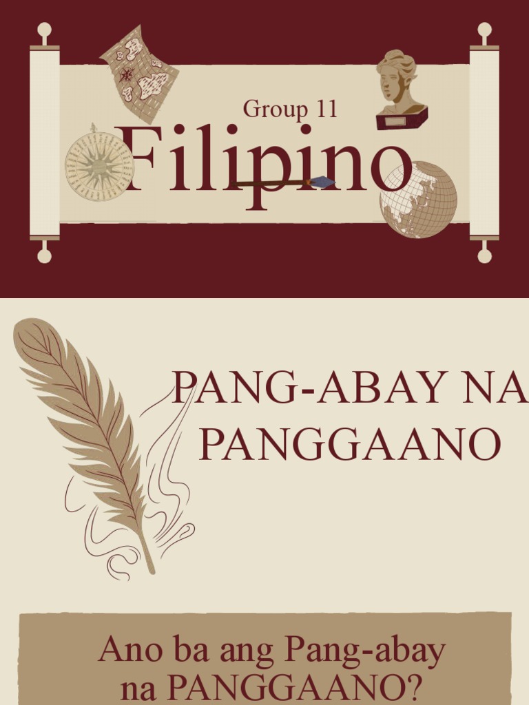 Pang-Abay Na Panggaano | PDF