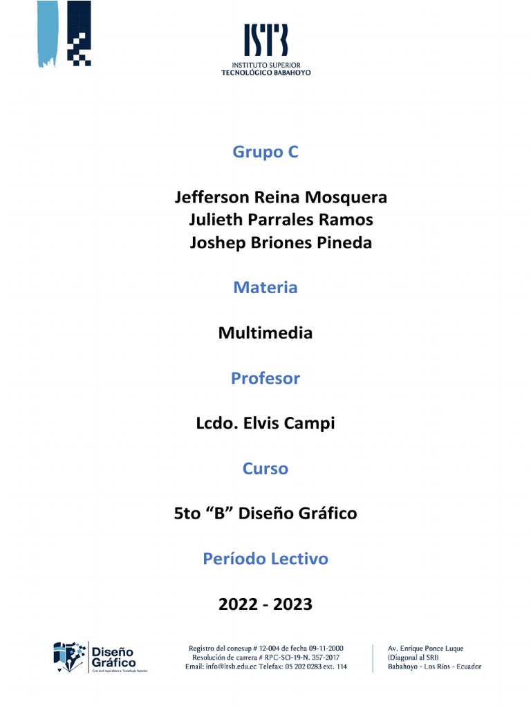 Los Principios de La Multimedia | PDF | Multimedia | Aprendizaje