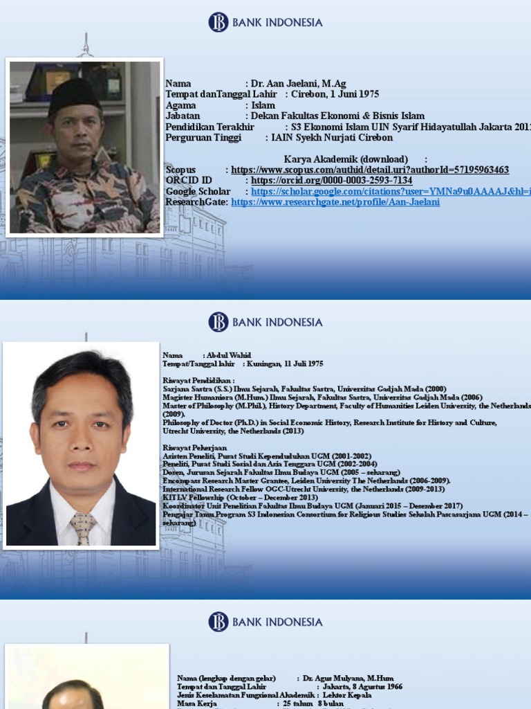 Profile Narsum Dan Moderator | PDF | Perjalanan