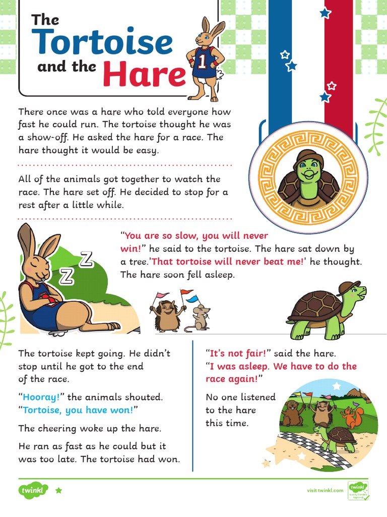 T L 52829 The Tortoise and The Hare Differentiated Reading ...