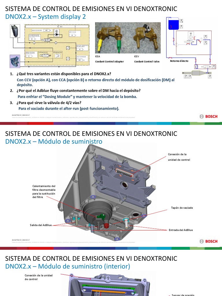 Sistemas de Control de Emisiones en VI Red PDF | PDF | Bomba | Sistema de control