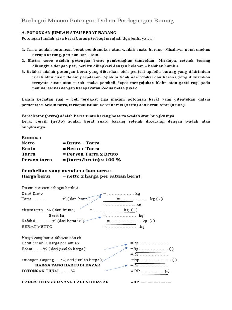 Jenis-Jenis Potongan Pembelian | PDF | Metode & Bahan Ajar