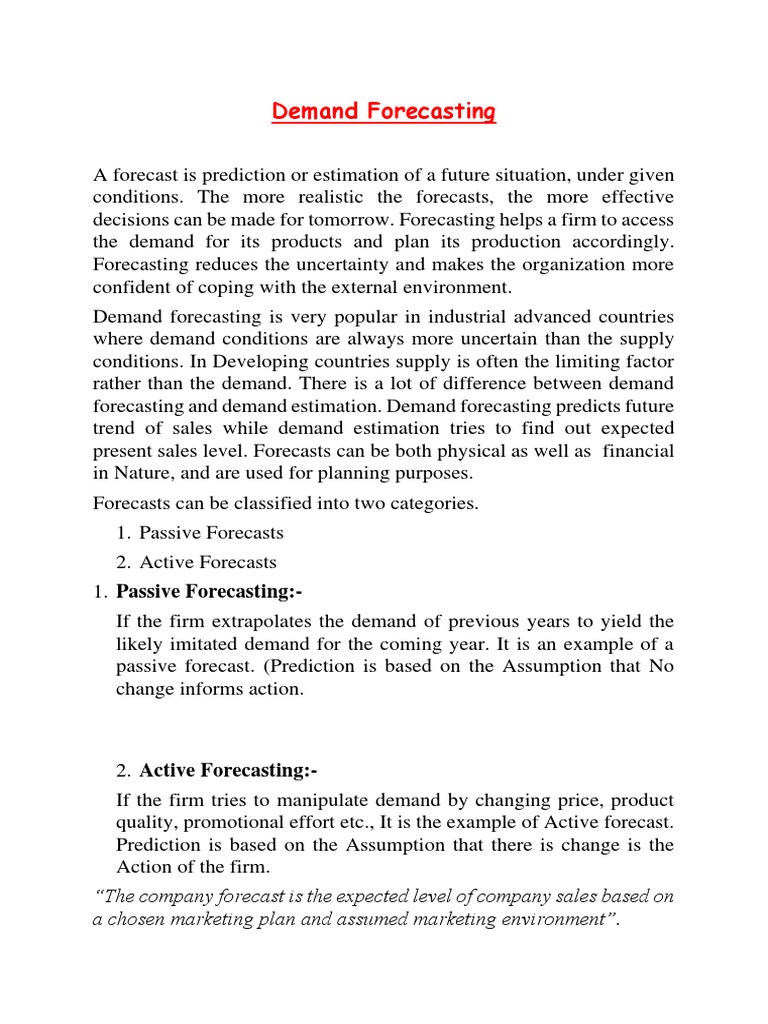 A Comprehensive Guide to Demand Forecasting: Understanding Methods ... A Comprehensive Guide to Demand Forecasting: Understanding Methods ...