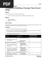 Amadeus Quick Reference PNR Formats - Part One | PDF | Airlines | Data