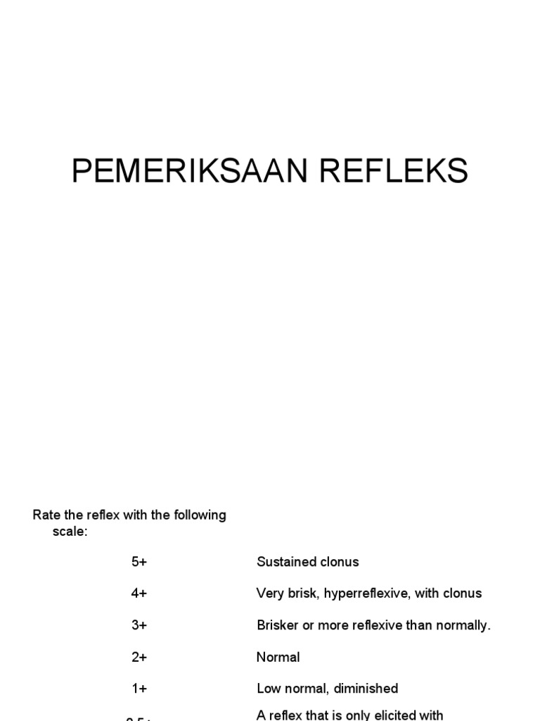 Pemeriksaan Refleks 1 Pdf