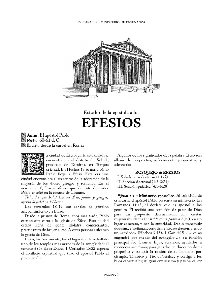 Estudio de Efesios por Pablo | PDF | Pablo el apóstol | Cristo (título)