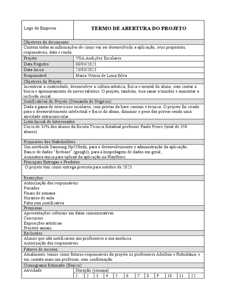 Modelo - TAP (2) (1) .Odt | PDF | Orçamento | Gestão de recursos humanos