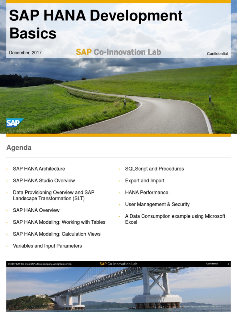 Sap Hana Development Basics Pdf Pdf Table Database Multi Core Processor