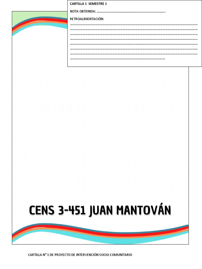 Proyecto de Intervención Socio-Comunitario | PDF | Sociedad