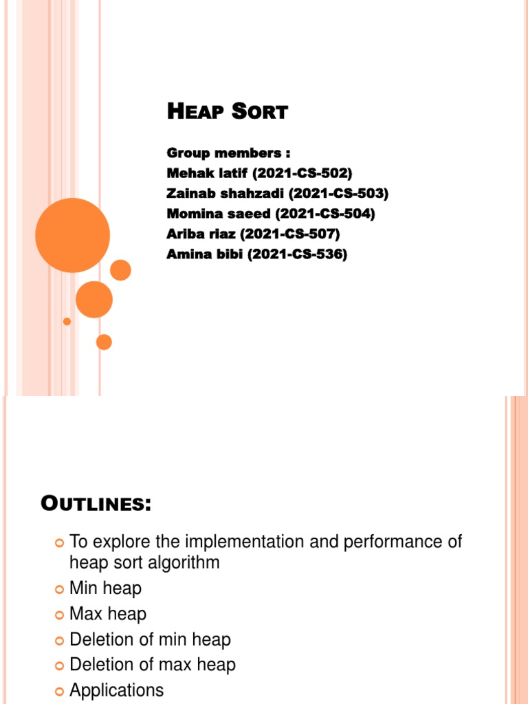 Heap Sort PDF | PDF | Algorithms | Computer Science Heap Sort PDF | PDF | Algorithms | Computer Science