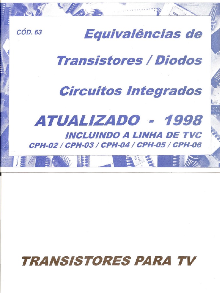 Equivalências de Transistores e Diodos | PDF | Electrical Components ...