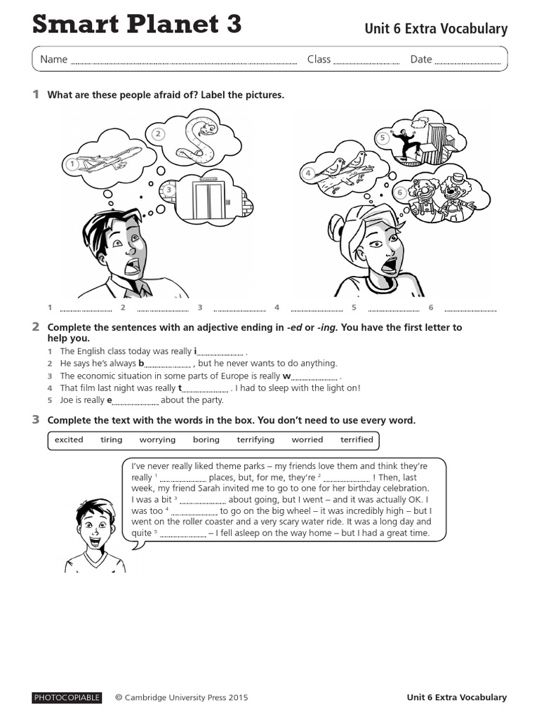 Unit 6 Extra Vocabulary PDF | PDF