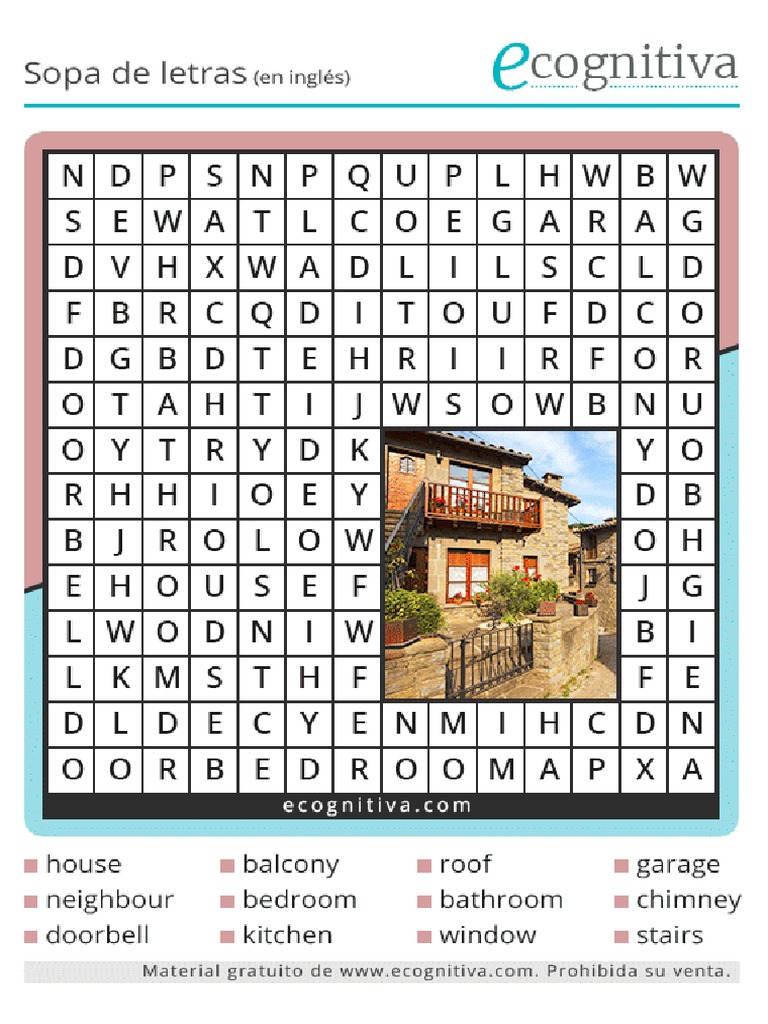 Sopa Letras Ingles | PDF