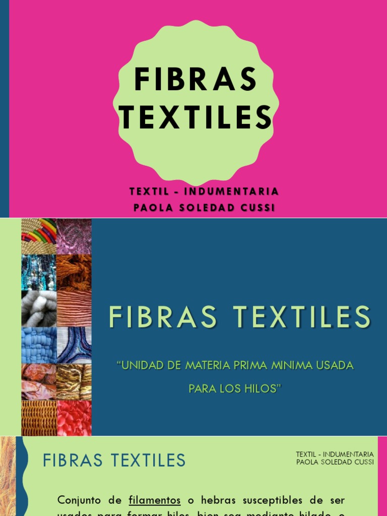 Tipos y Propiedades de Fibras Textiles | PDF | Fibra sintética | Seda ...