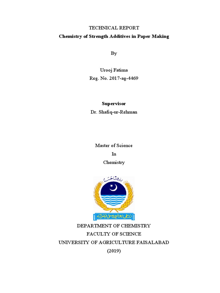 Urooj Fatima Report New 3 | PDF | Pulp (Paper) | Paper Urooj Fatima Report New 3 | PDF | Pulp (Paper) | Paper