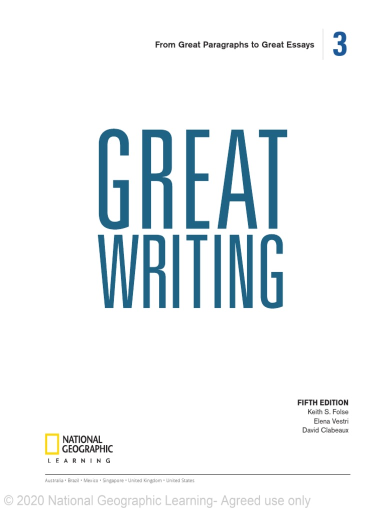 Great - Writing.3. (5e) Unit 1-2 - PDF | PDF | Noun | Tsunami