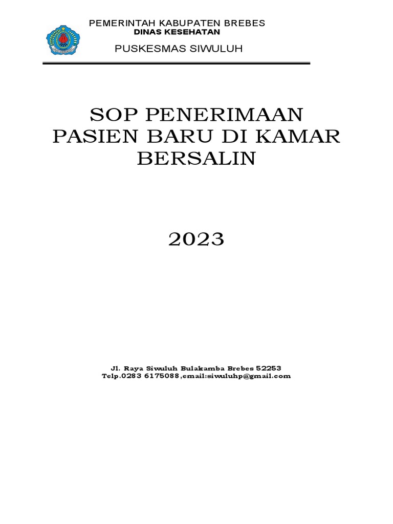 OPTIMASI SOP KAMAR BERSALIN | PDF