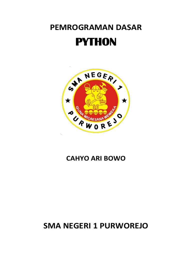 Pemrograman Dasar Python | PDF