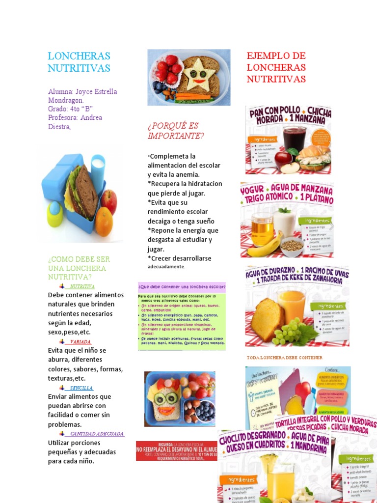 Lonchera Nutritiva | PDF