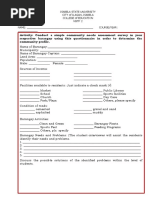 Summary Report On Early Childhood Development Checklist ECCD For Kindergarten Blank Form | PDF ...